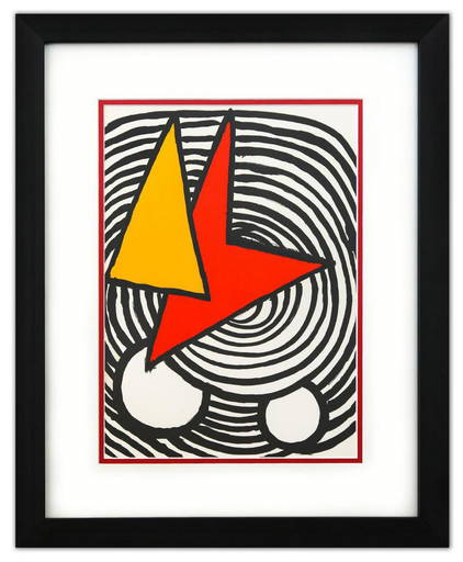 Buy Alexander Calder- Lithograph "DLM201 - TRIANGLE ET QUADRILATERE ...