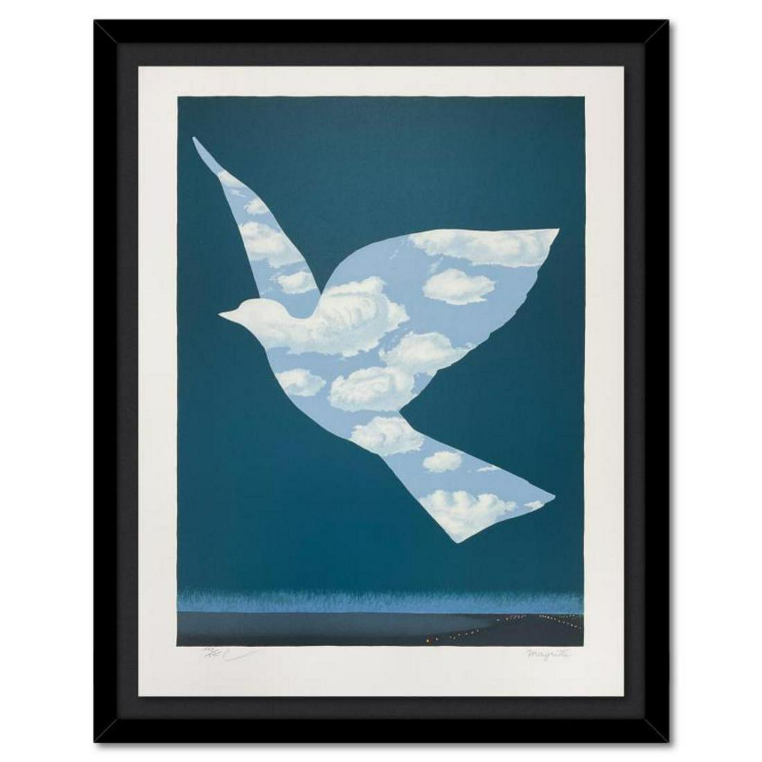 Rene Magritte 1898-1967 (after), "l'oiseau De Ciel (the Sky Bird ...