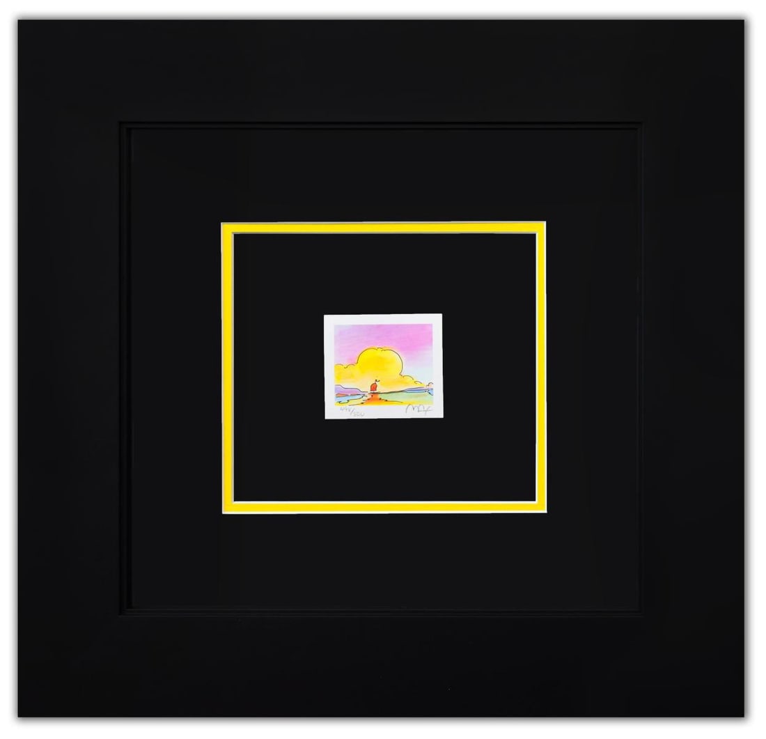 Peter Max- Original Lithograph "sailboat On The Horizon (mini Series ...