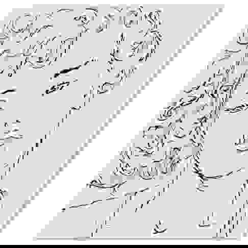 Charles Lynn Bragg, "sexy Marla" Original Ink And Pencil Drawing, Hand ...