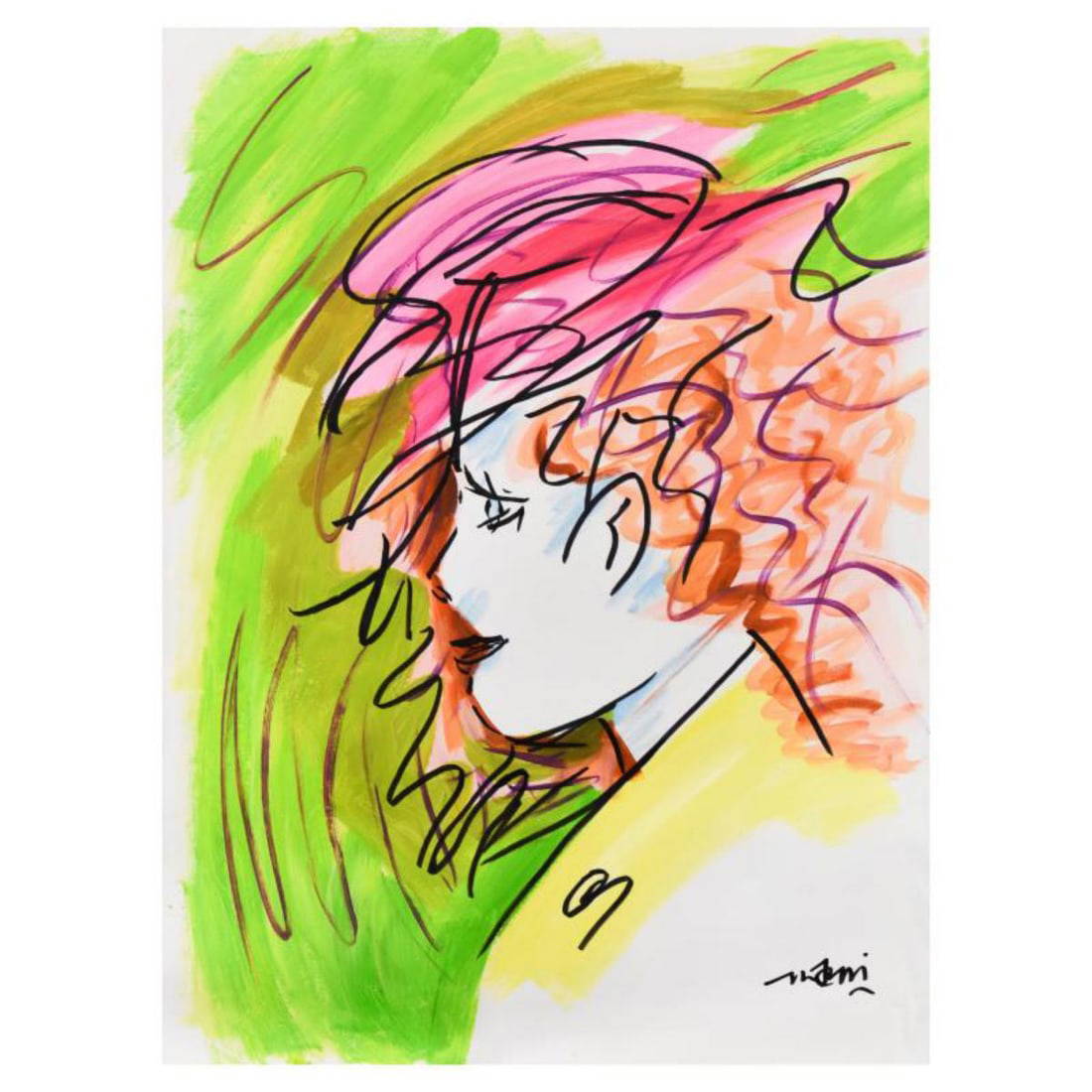 Mani, Original Oil Painting On Canvas (30" X 40"), Hand Signed With ...