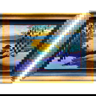 Bill Barrick (tx,b 1945) Oil Painting Auction