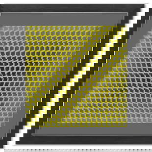 Victor Vasarely 20c. La Zebra Op Art Print Signed Auction