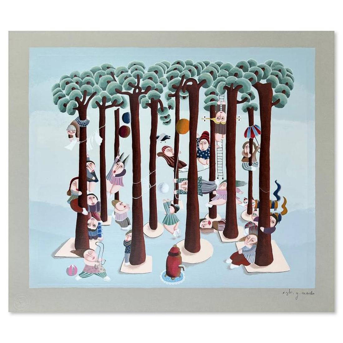 Yuval Mahler, Limited Edition Serigraph, Hand Signed And Numbered With ...