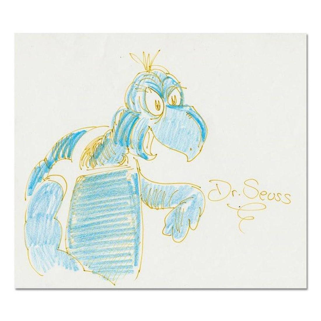 Buy Dr. Seuss (1904-1991), "yertle The Turtle" Hand Signed Original ...