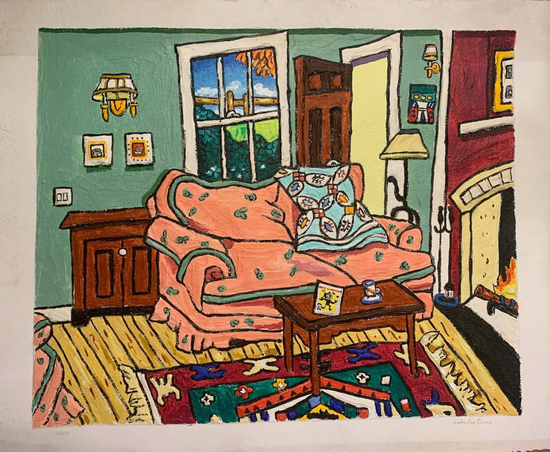 Leslie Lew- Limited Edition Mixed Media Hand Painted 3d Paper Wall ...