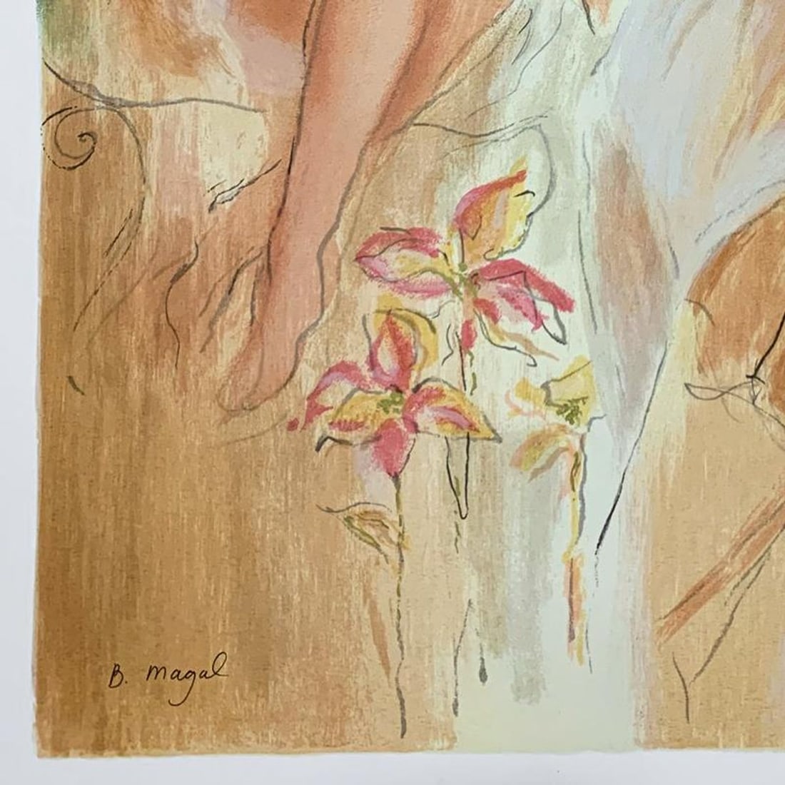 Batia Magal, "sister" Hand Signed Limited Edition Serigraph On Paper ...