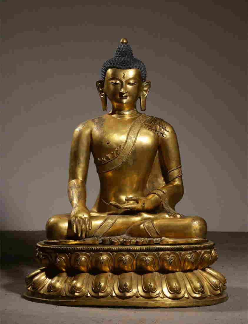 Large Chinese Qing Dynasty Gilt Bronze Figure of Buddha - Dec 22, 2017 ... Large Chinese Qing Dynasty Gilt Bronze Figure of Buddha - Dec 22, 2017 ...