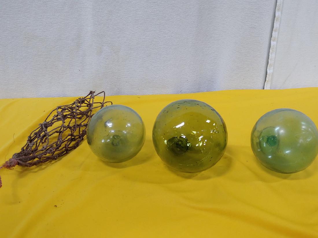 Glass - Fishing Net Float Balls (3) - Feb 23, 2019 | Long Auction ...
