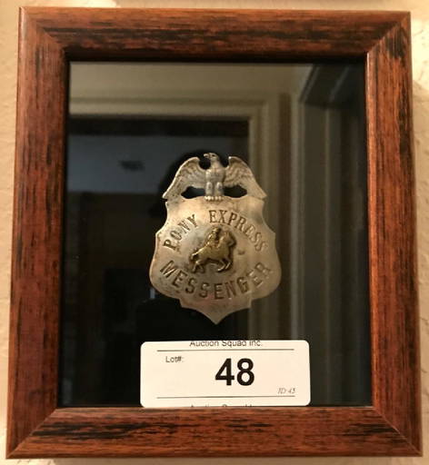 Pony Express Messenger Badge