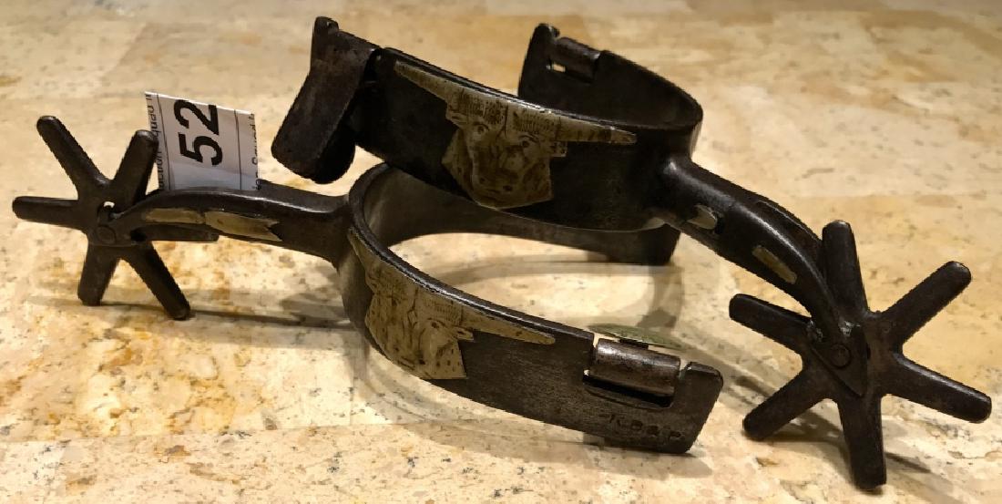 Original Kelly Bros & Parker Stamped K B & P Spurs