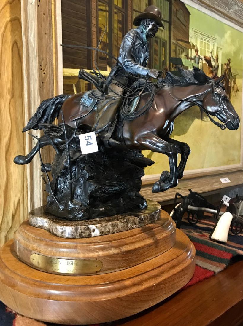 " Ridin' High" By Bob Parks Bronze 23/28
