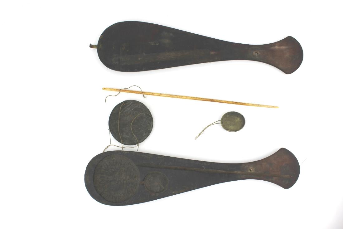 ANTIQUE CHINESE STEELYARD BALANCE SCALE