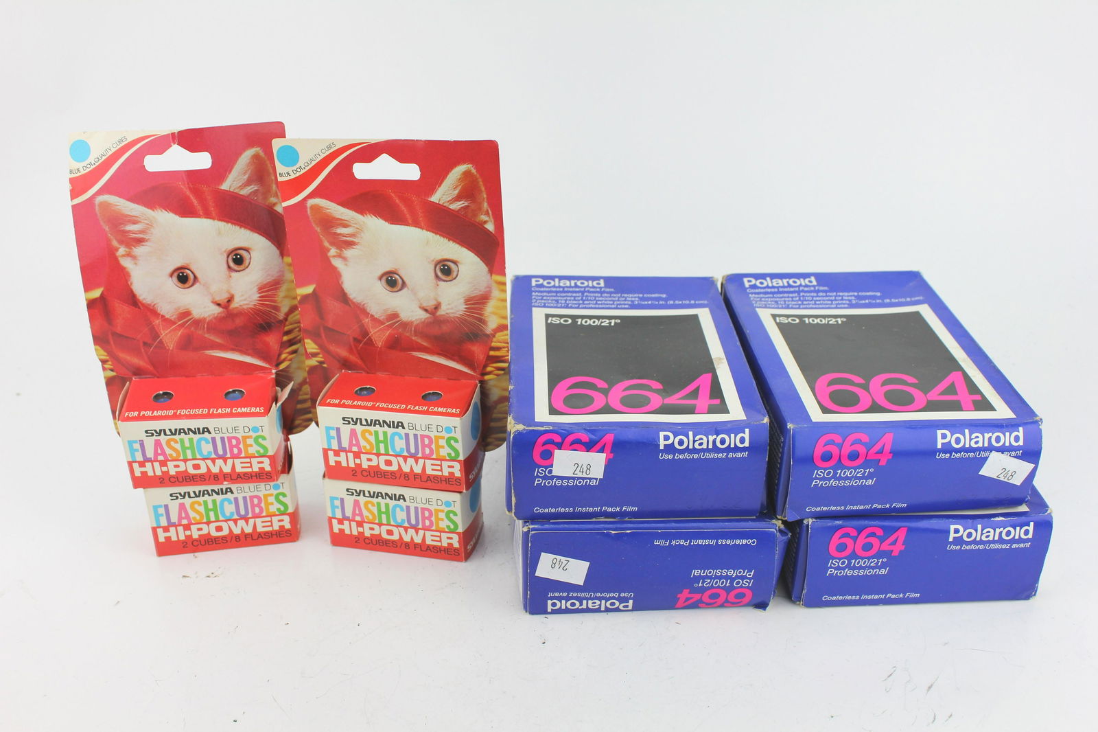 Lot Of Instant Pack Films And Flashcubes