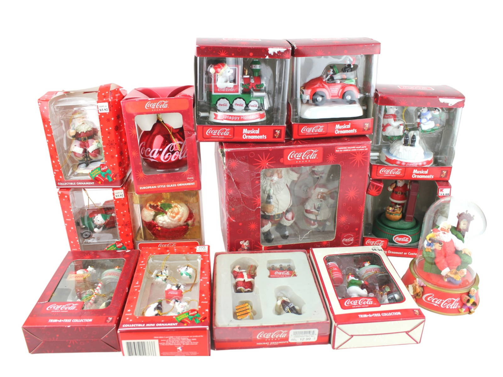 14 Coca Cola Christmas Collectibles With Boxes Auction