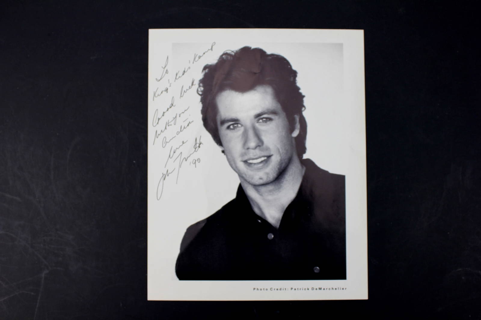 John Travolta Signed Photo Autograph Auction