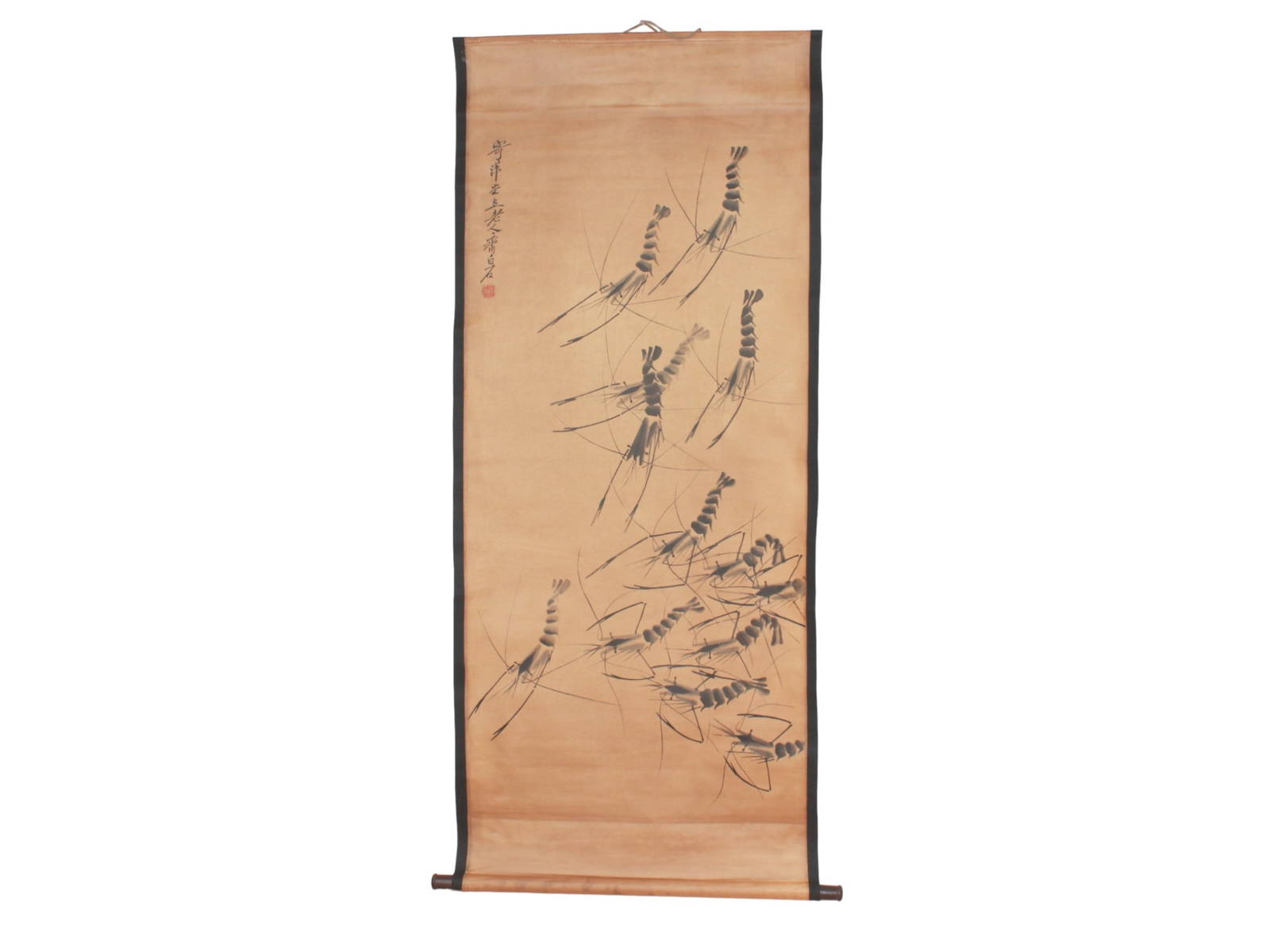 Chinese Watercolor Painting Scroll Auction
