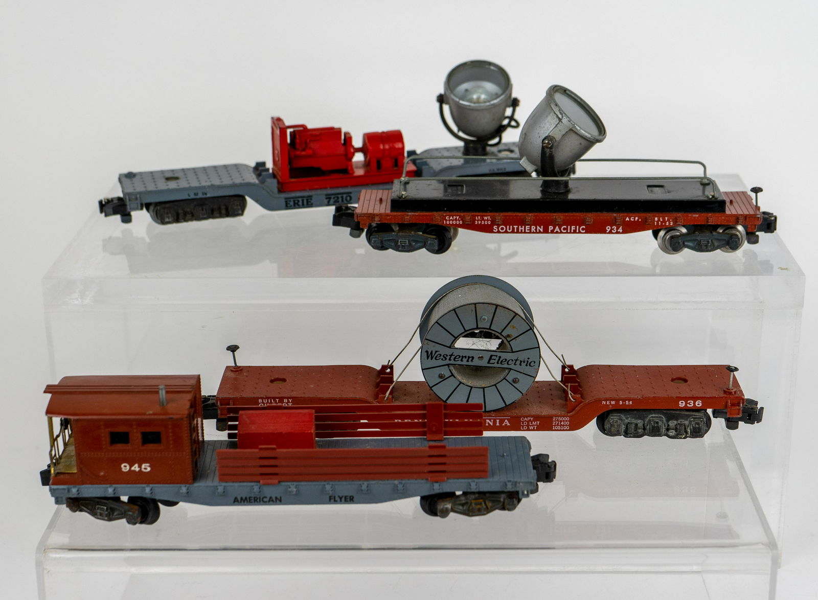 American Flyer 934 945 936 Erie 7210 Western Electric, Searchlight ...