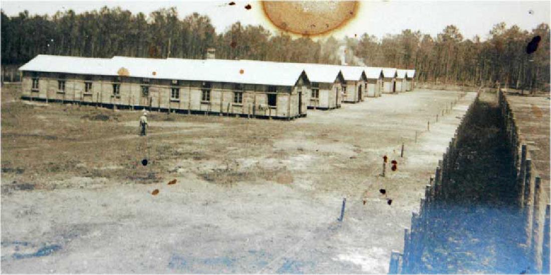 German Ww2 Photo Camp Barracks Gross Rosen Kl