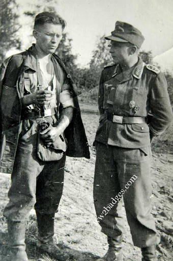 German Ww2 Photo W. Legion Condor Tank Badge