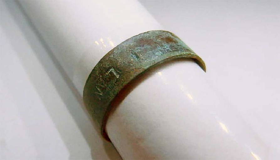 Original German Ww2 Ring W. Wilno, Lithuania