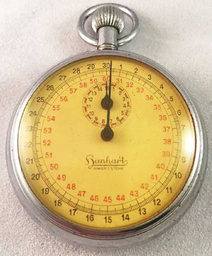 German Ww2 Submariners U Boat Stopwatch Hanhart