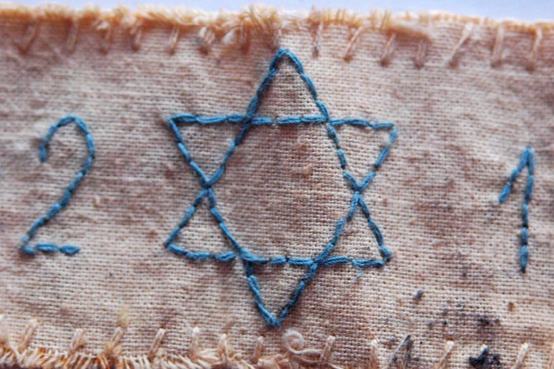 Original Jewish WW2 Armband w. Star of David