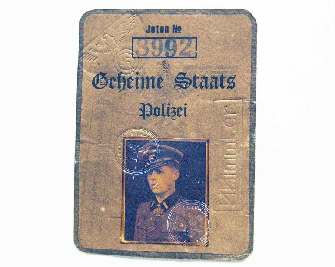 German WW2 Polizei SonderKommando 806 ID