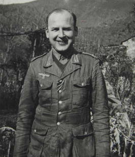 Rare Ww2 Photo Of Ss German Soldier Marked Adolf Hitler On Back