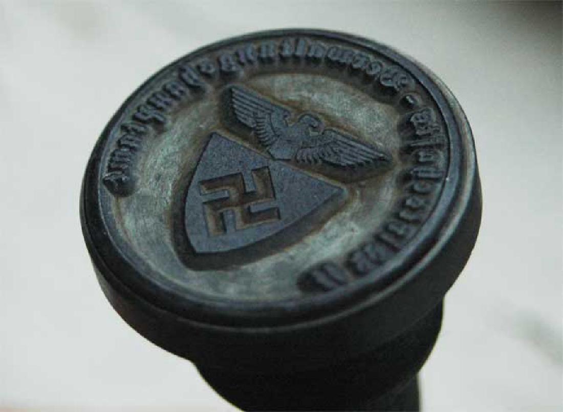 Rare German Ww2 Luftwaffe Ink Stamp