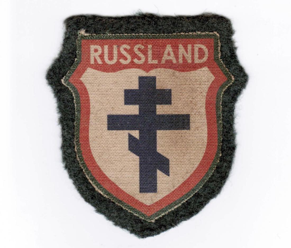 GERMAN WWII PATCH FOR RUSSIAN VOLUNTEERS, Russland