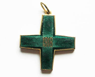 Russian Civil War White Army St. Stanislaus Cross Medal Award