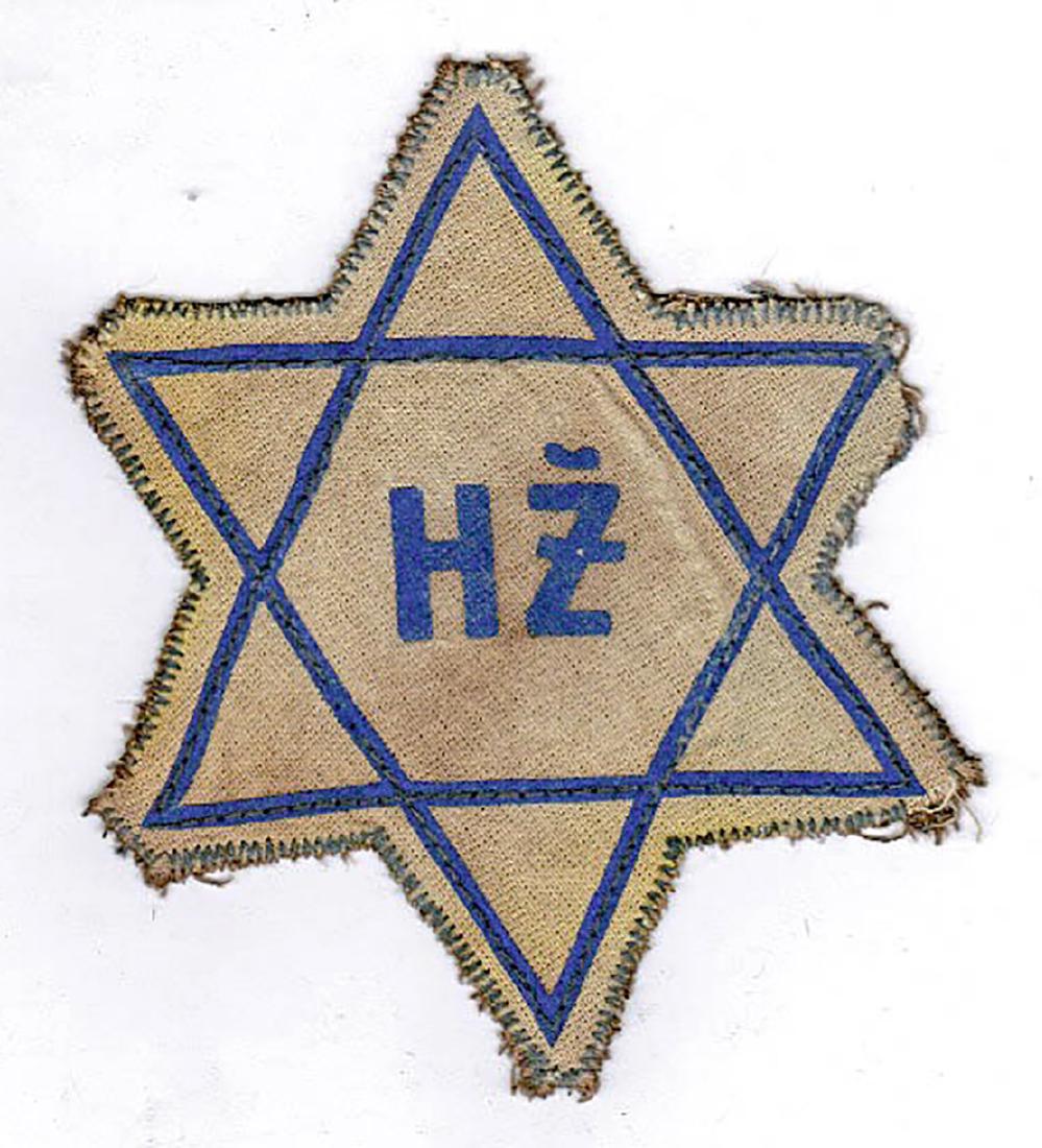 Jewish WW2 Star of David fr. Ghetto in Slowakei