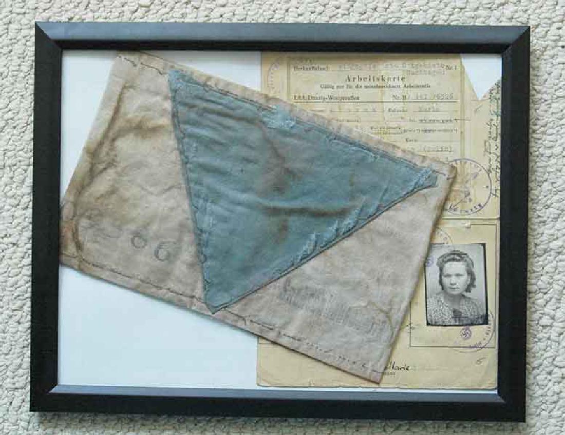 Original Wwii Nazi Arm Band W/ Swastika