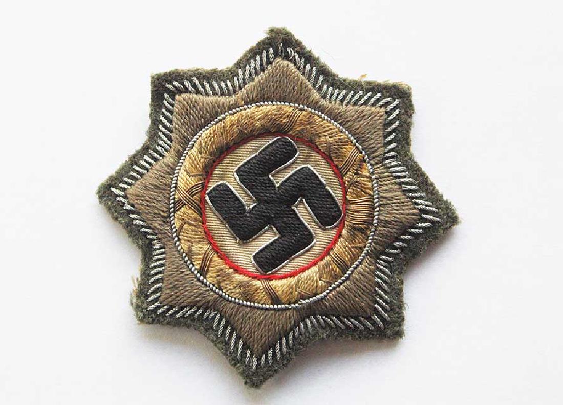 GERMAN WW2 CROSS IN GOLD CLOTH VERSION