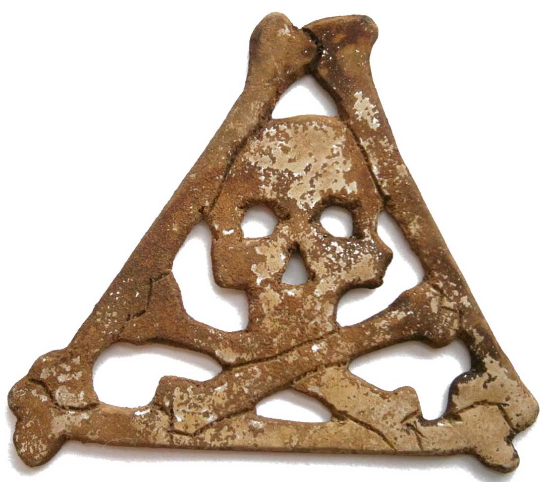 Original German WW2 Skull & Bones, 1941 - 1945