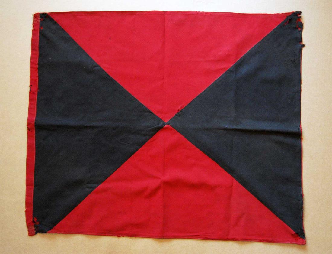 German WW2 Volunteer Cuban Cossacks Regimental Flag,