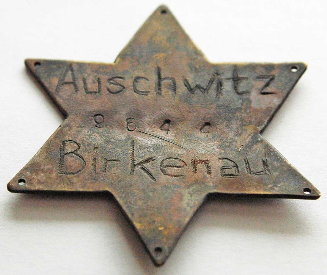 Jewish WW2 Star of David fr. AUSCHWITZ KZ, KL