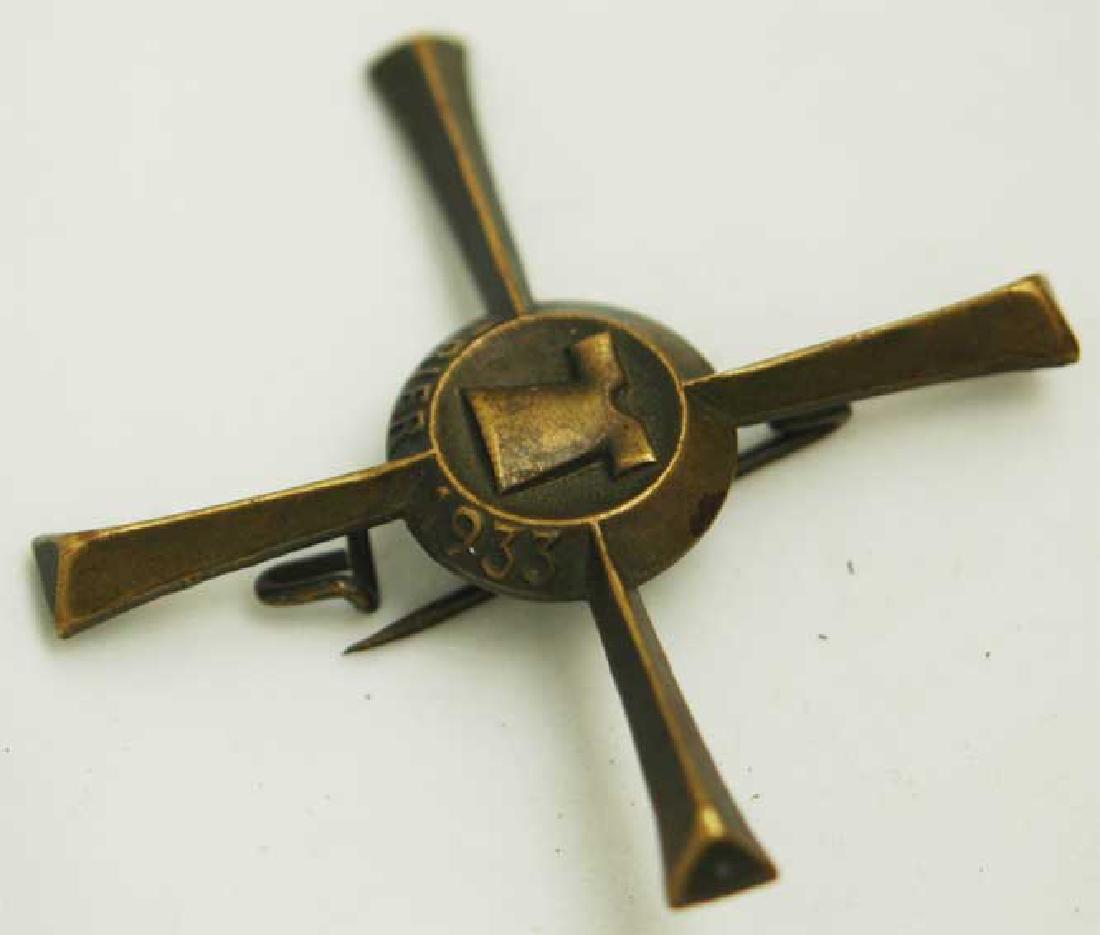German WW2 Badge Baltic Cross, 1933, marked