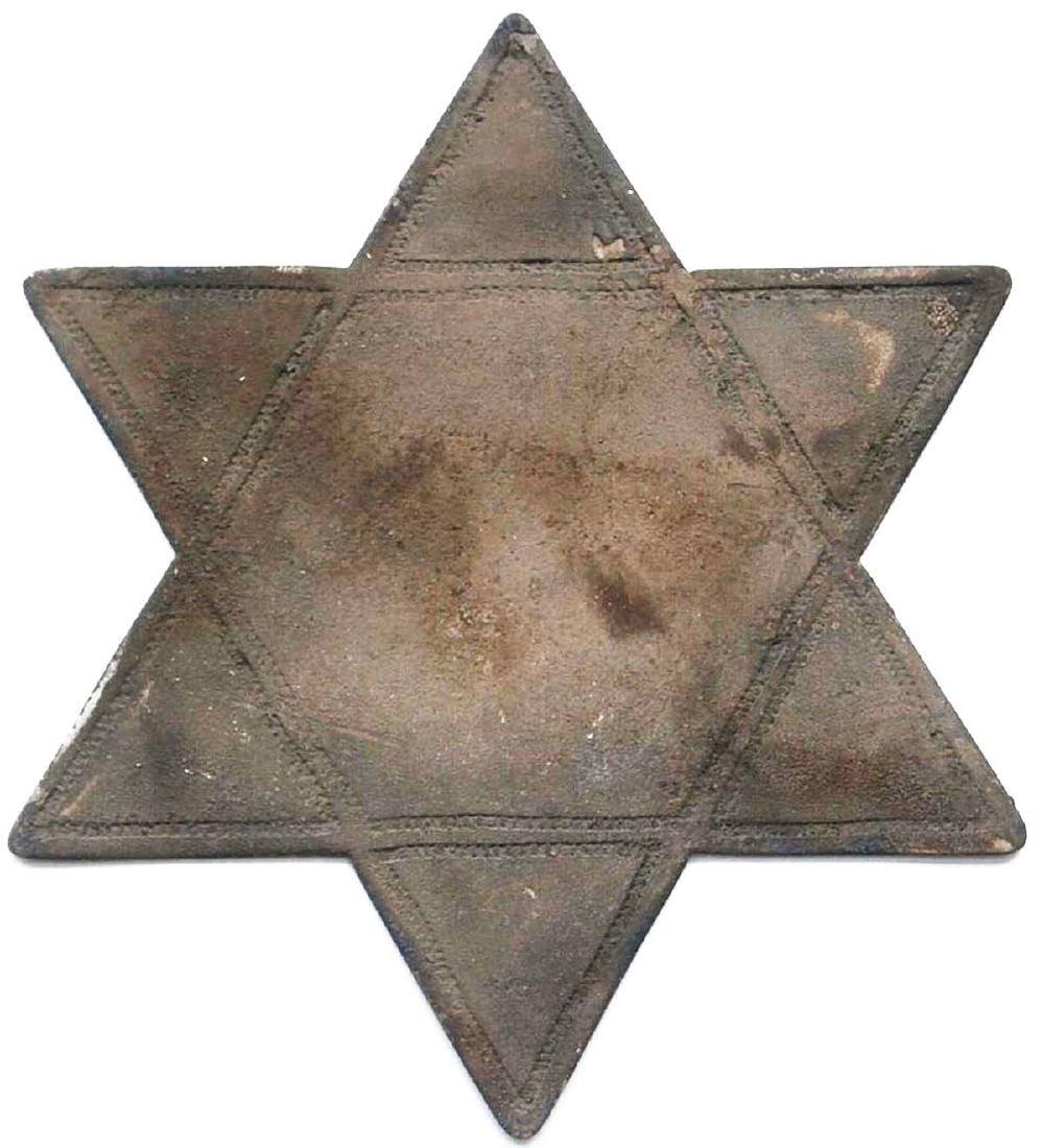 Jewish WW2 Star of David fr. Litzmannstadt, JUDAISM