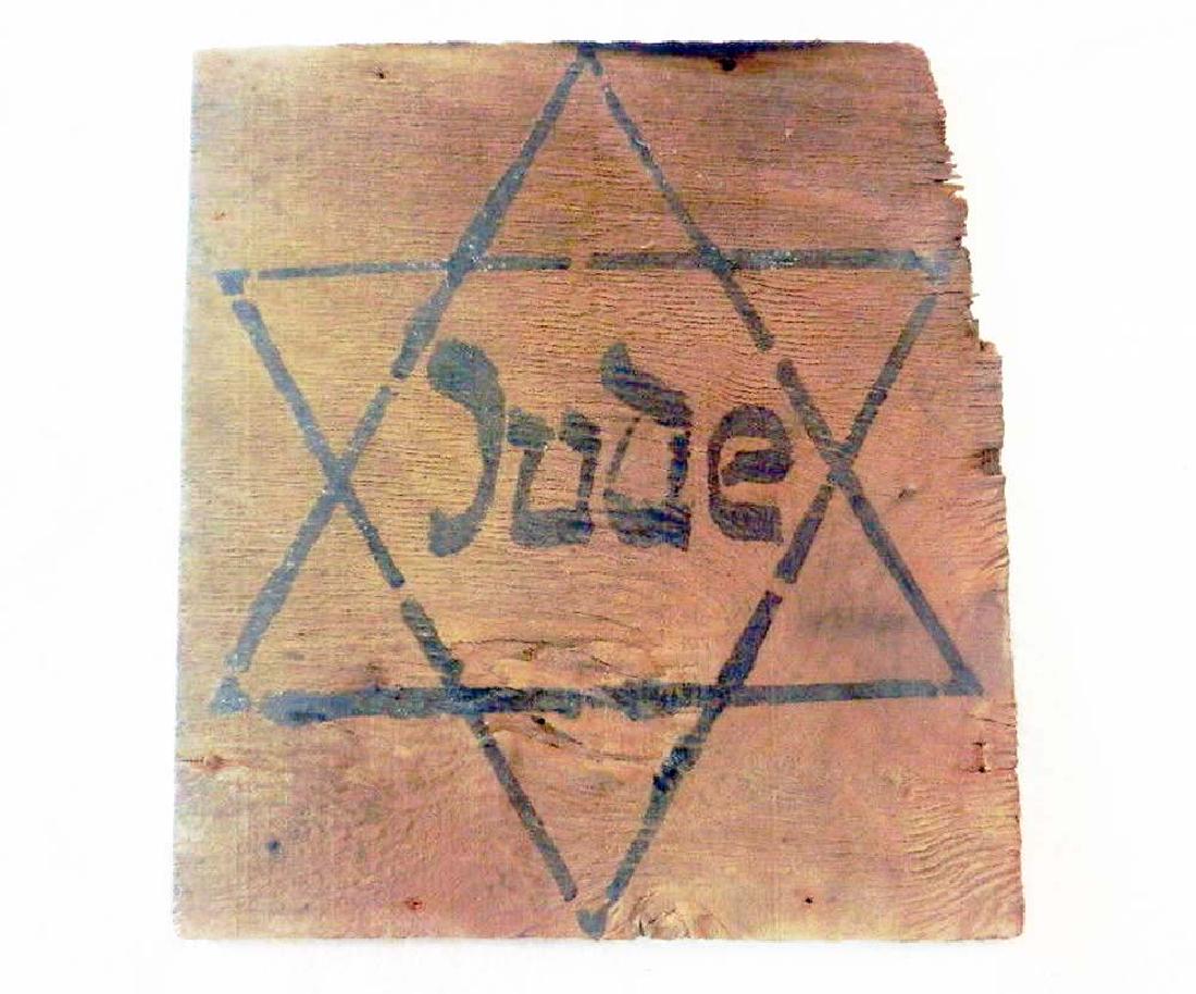 Jewish WW2 Star of David JUDE fr. Litzmannstadt