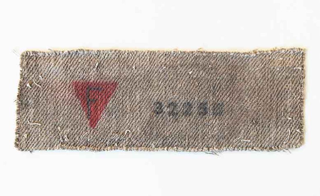 German WW2 Patch from Concentration Camp