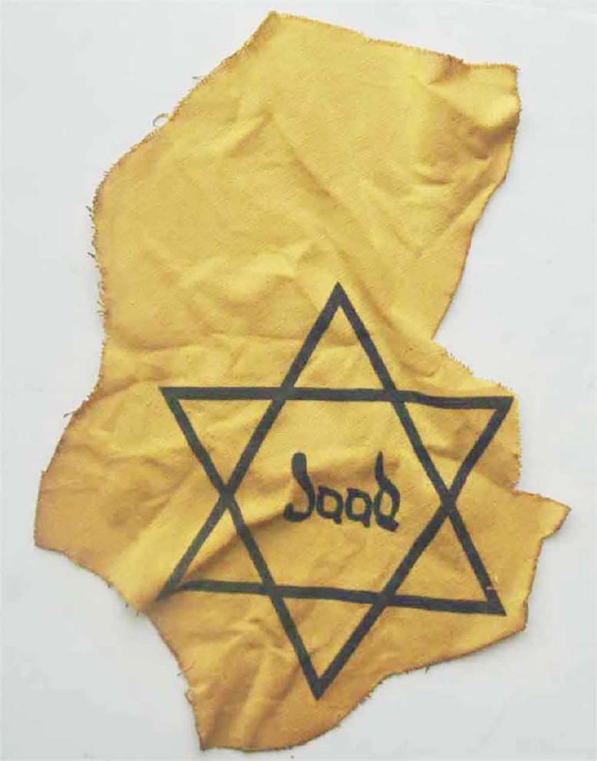 Jewish WW2 Yellow Star of David with JOOD