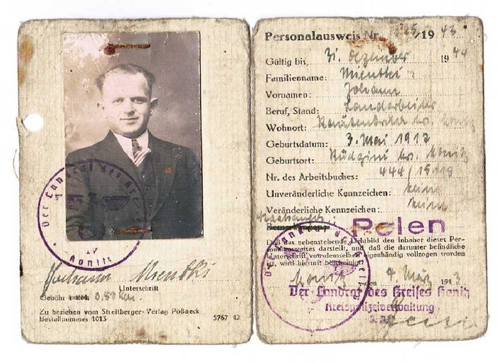 German WW2 Ausweis ID f. Polish Worker, 1943 - Dec 09, 2018 | V.N ...