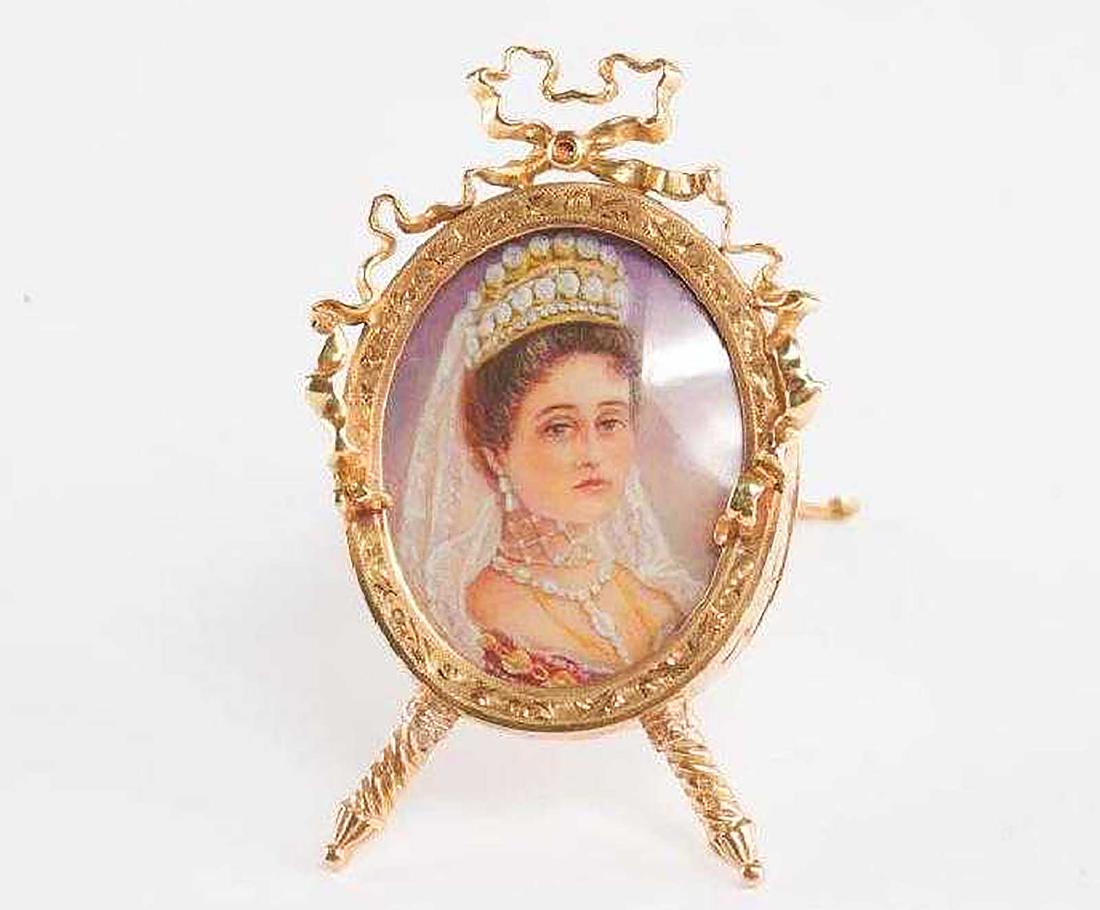 FABERGE - Russian Imperial GOLD Picture Frame