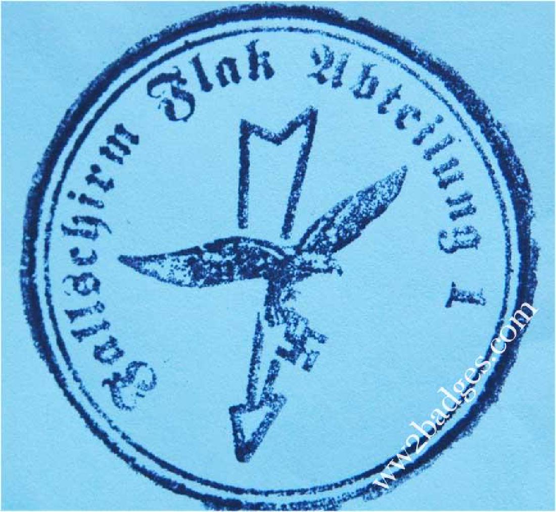 Rare German Ww2 Ink Stamp