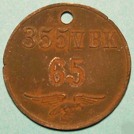 ORIGINAL GERMAN WW2 LUFTWAFFE TOKEN - Apr 14, 2019 | V.N. Collectible in WA