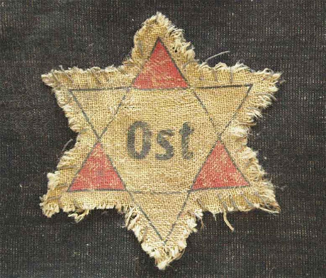 Jewish Ww2 Patch Ost Star Of David