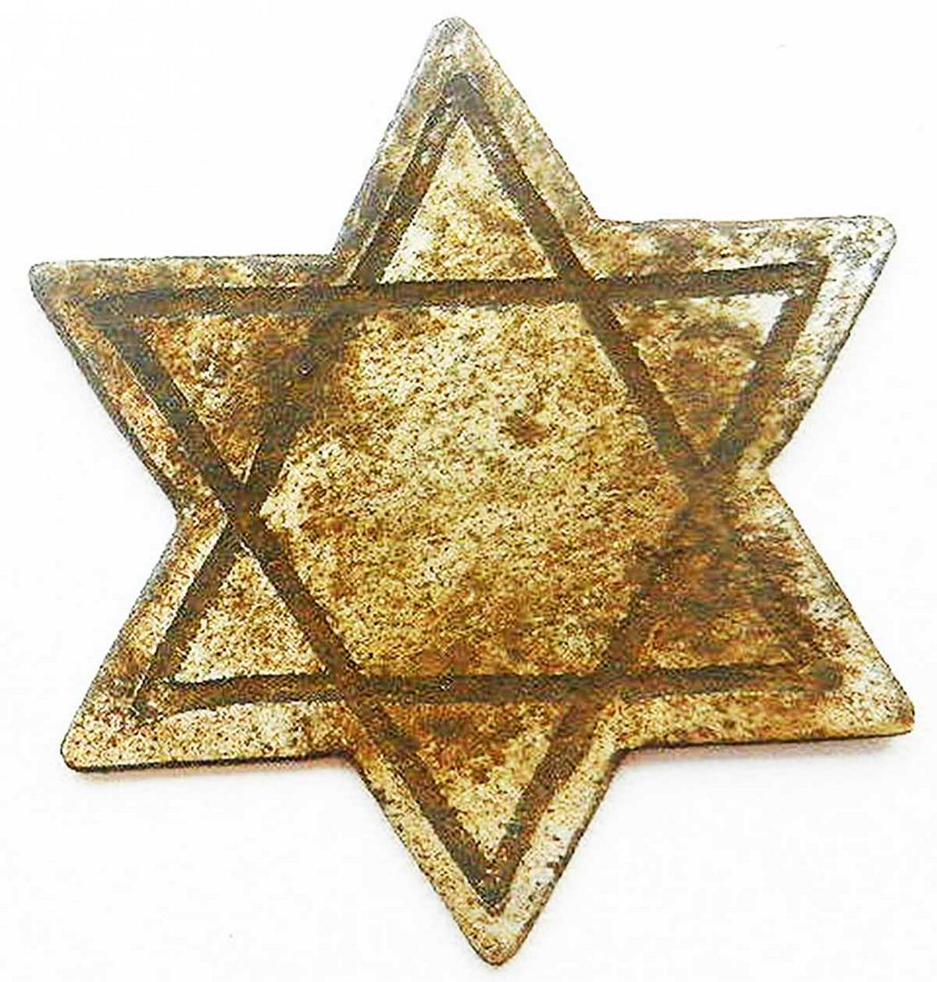 JEWISH WW2 STAR of DAVID in METAL, JUDAICA - Oct 06, 2019 | V.N ...