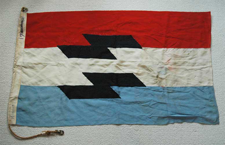 For Auction: GERMAN WW2 KRIEGSMARINE FLAG w. SS RUNE (#3324) on Mar 28 ...
